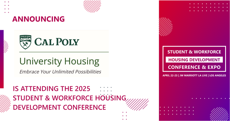 Cal Poly San Luis Obispo University Housing will be attending the 2025 ...