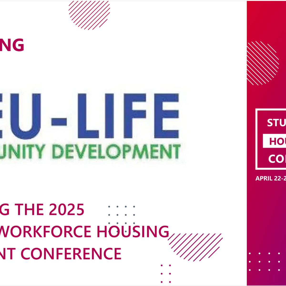 Neu-Life will be attending the 2025 Conference – The Student ...